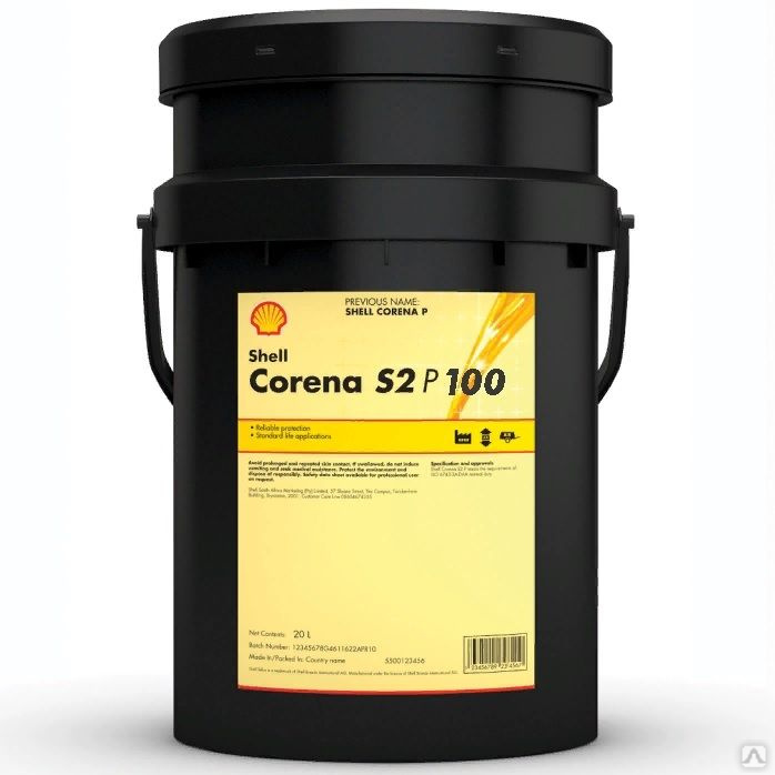 Компрессорное масло SHELL Corena S2 P 100 (20 л), цена в Санкт ...